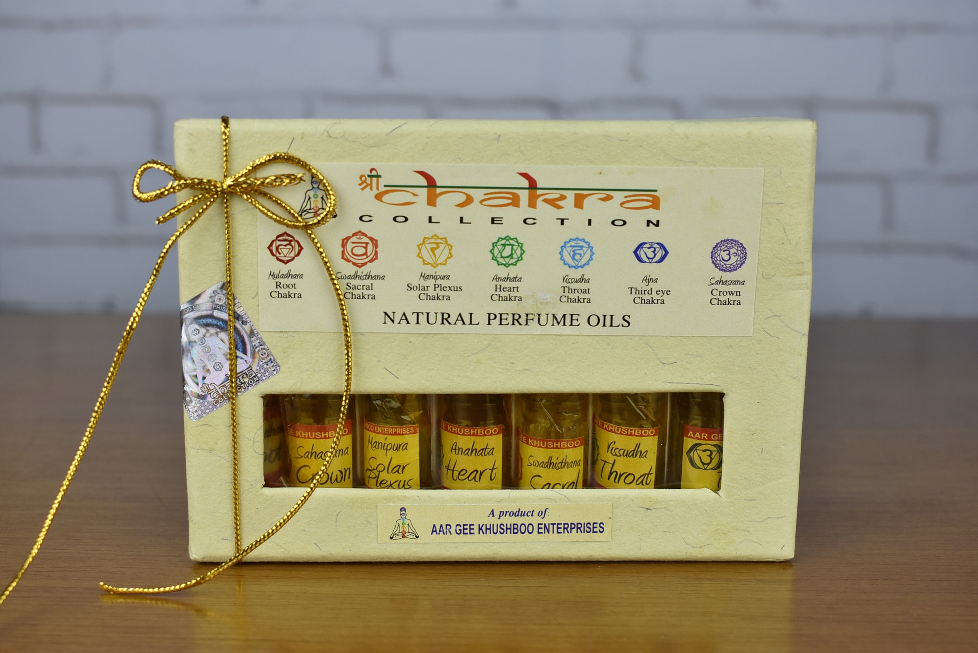 Óleos perfumados naturais indianos Chakra Collection – Bazar Indiano