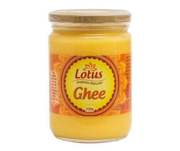 Manteiga Ghee 500g da marca Lótus – Bazar Indiano