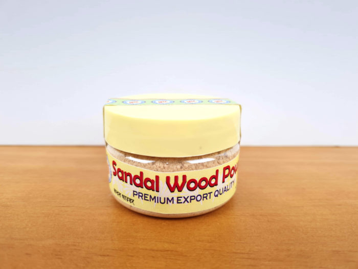 Pó de sândalo para fazer "Tilaka" na testa – Bazar Indiano